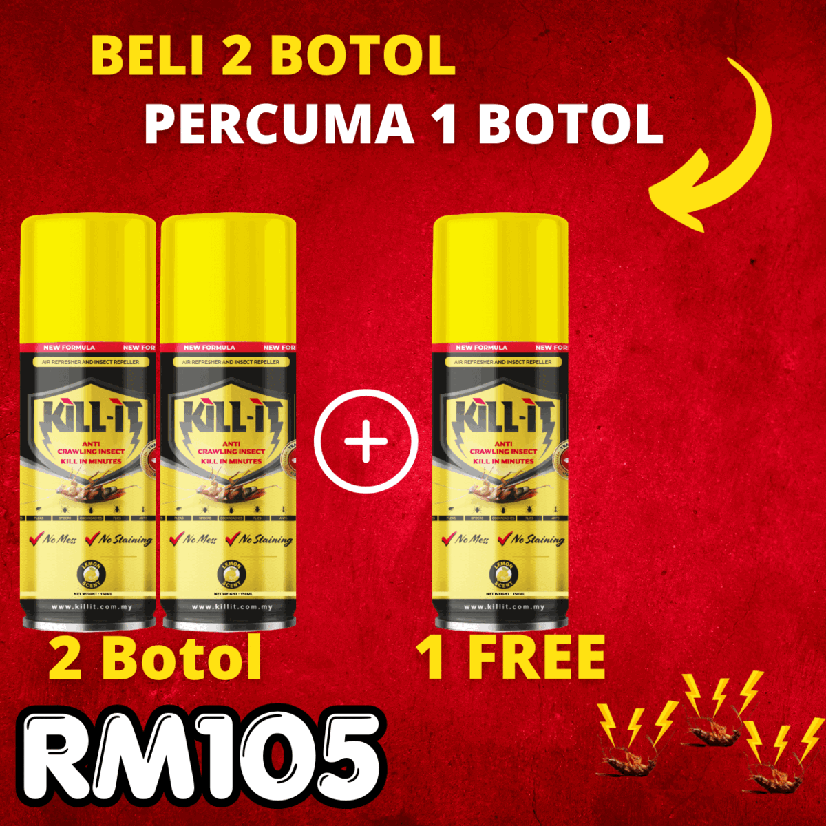 KiLL-iT Malaysia – Wangian Yang Membunuh Serangga Perosak